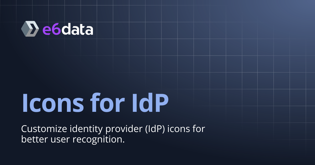 Icons for IdP | Product Documentation