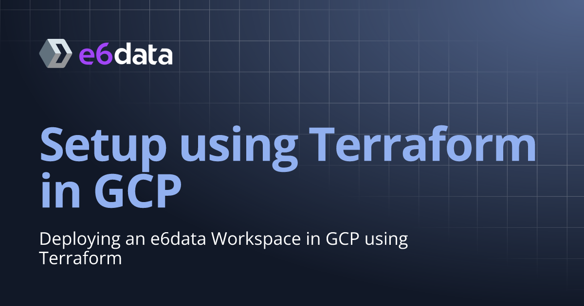 Setup Using Terraform In Gcp Product Documentation